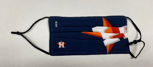 Houston Astros MLB Team Pleated Face Cover New Foco | eBay