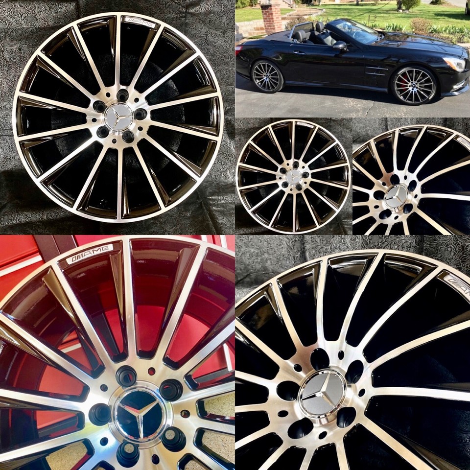 MERCEDES 20 INCH S63 STAGGERED WHEELS RIMS SET4 NEW Fits S580 S560 S550 ...