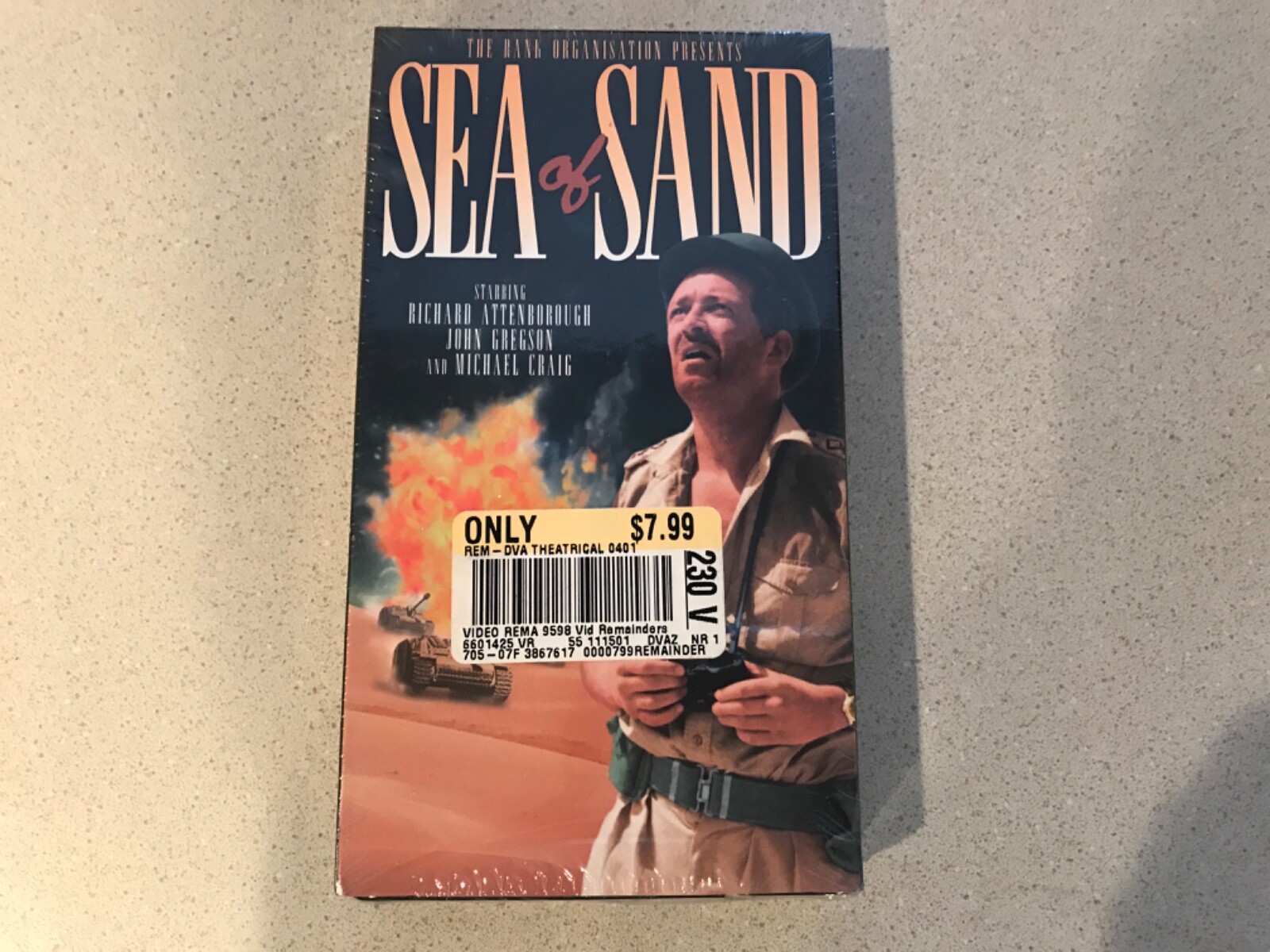 Sea of Sand (VHS, 1995) Richard Attenborough, John Gregson, Michael ...