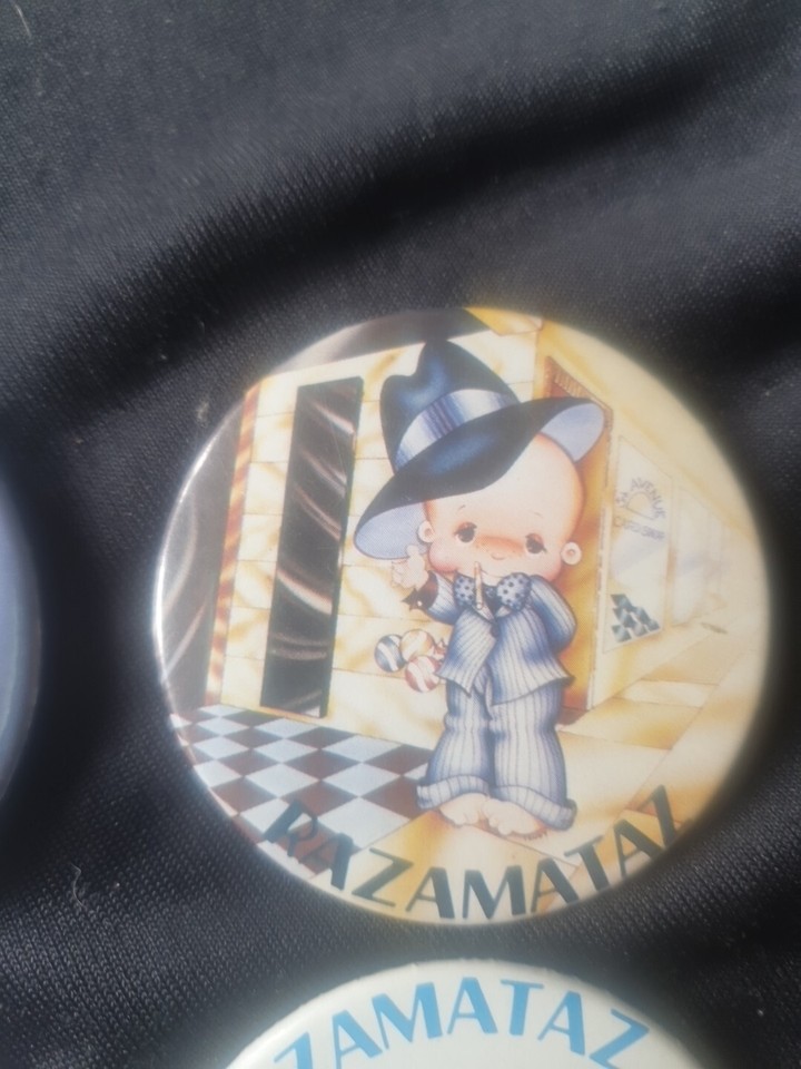Razamataz Vintage badge X 4 Very Rare Design x 4 | eBay UK
