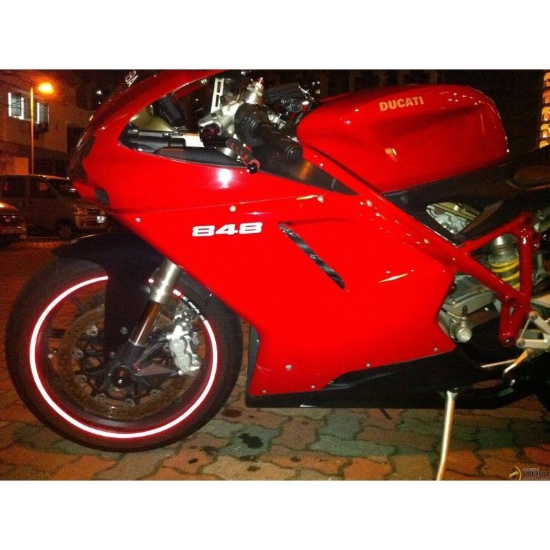 3M™ Scotchlite Reflective Motorcycle Bike Wheels Stripes Rim Tape 7mm x ...