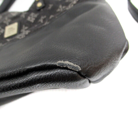 Russet Handbag Shoulder Bag Crossbody 2Way Monogram Pattern Leather ...