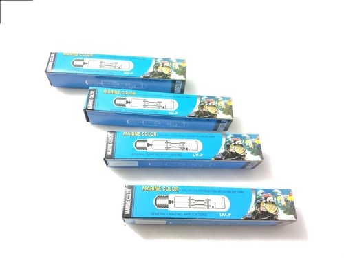 4 pcs bulbs, 250w 10k 14k 20k HQI E40 socket Single Ended Metal Halide ...