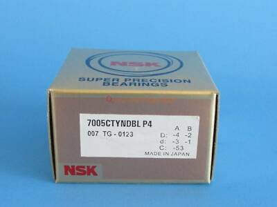 Neu Abec-7 Super Präzision Spindel Lager NSK 7005CTYNDBLP4 | eBay.de