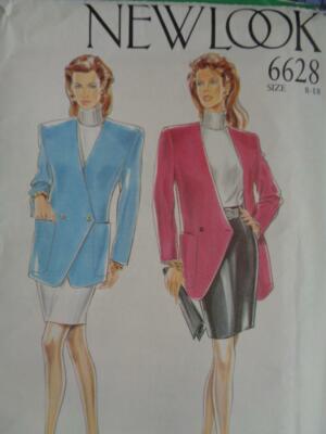 New Look Sewing Pattern 6628 Woman's Jacket Skirt 8 10 12 14 16 18 | eBay