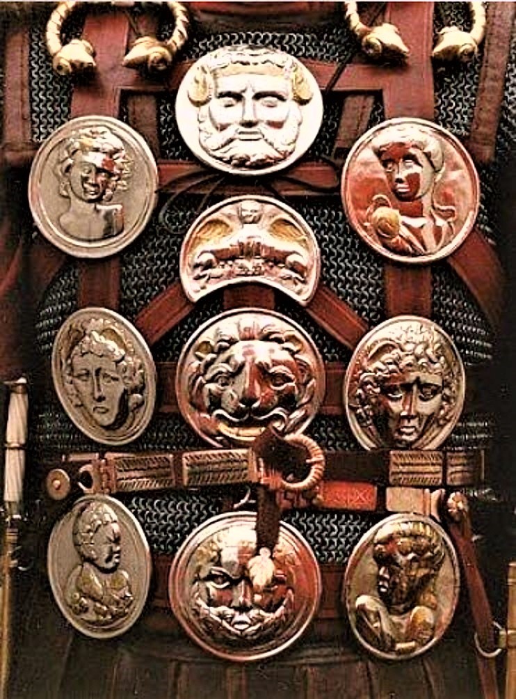 Roman Centurion Lauersfort Phalera armilla legion gold silver ...
