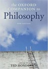 Oxford Companions Ser.: The Oxford Companion to Philosophy by Ted ...