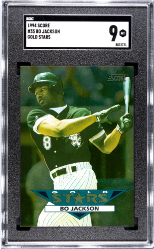 1994 Score Gold Stars #35 Bo Jackson SGC 9 | eBay