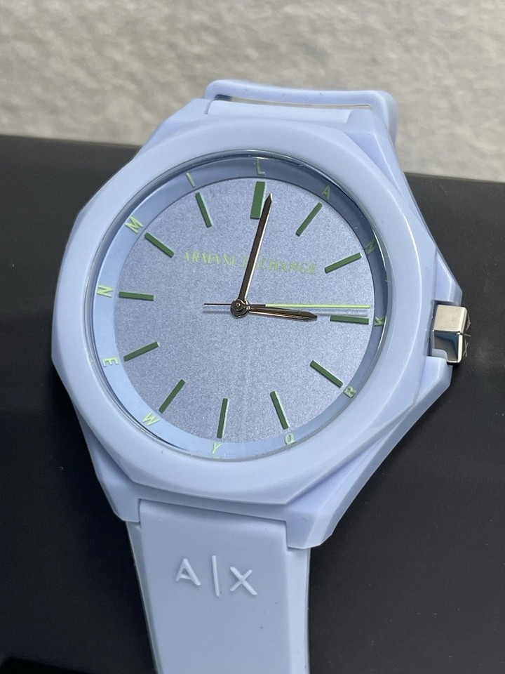 **BRAND NIB** A|X Armani Exchange Watch AX4611 40mm Quartz Silicone ...