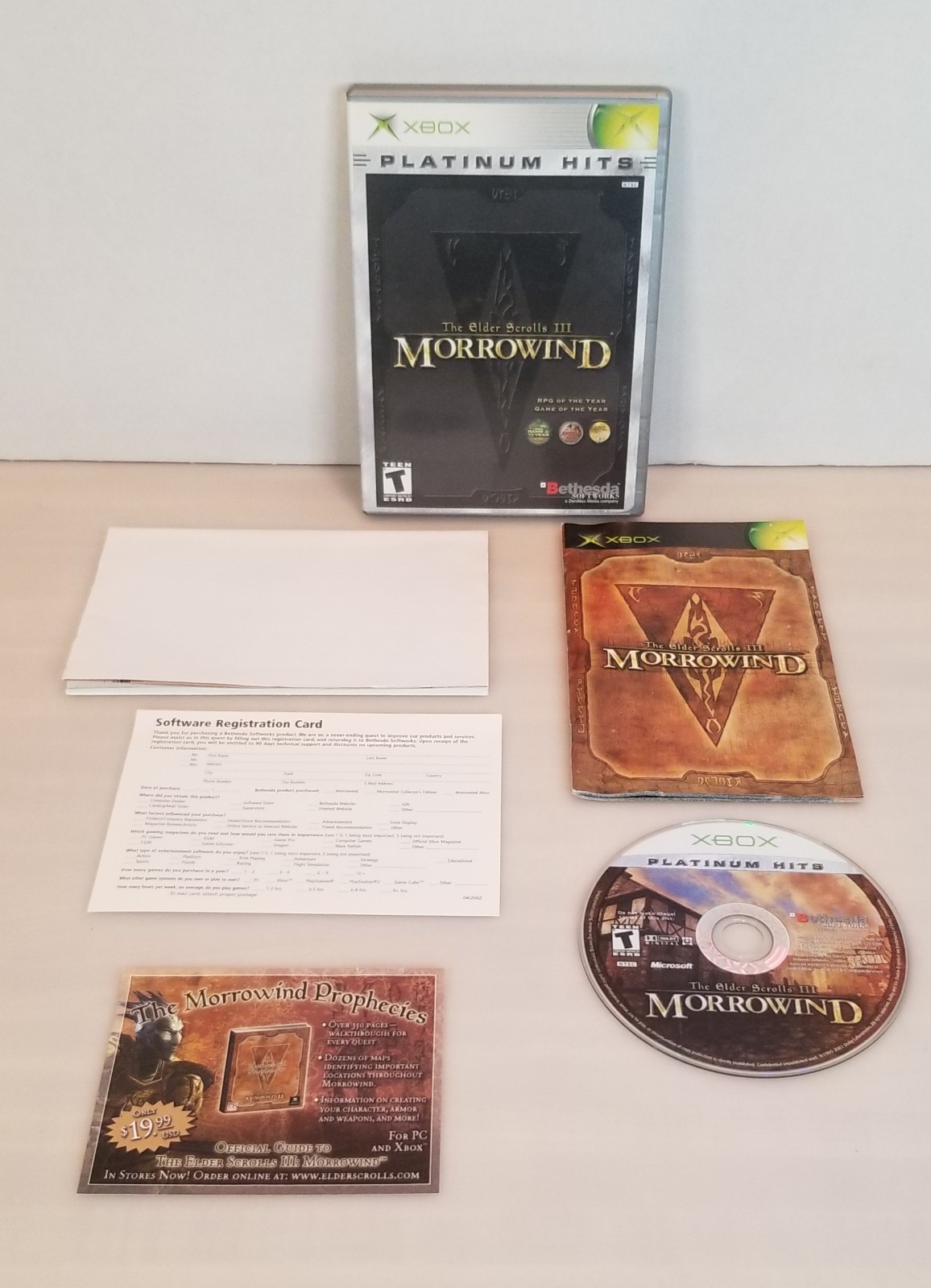 Elder Scrolls III: Morrowind PH GOTY CIB W/Map Tested 93155116702| eBay