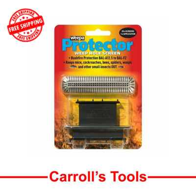 Weepa Protector Weep Hole Screen x 20 screens - | eBay Australia