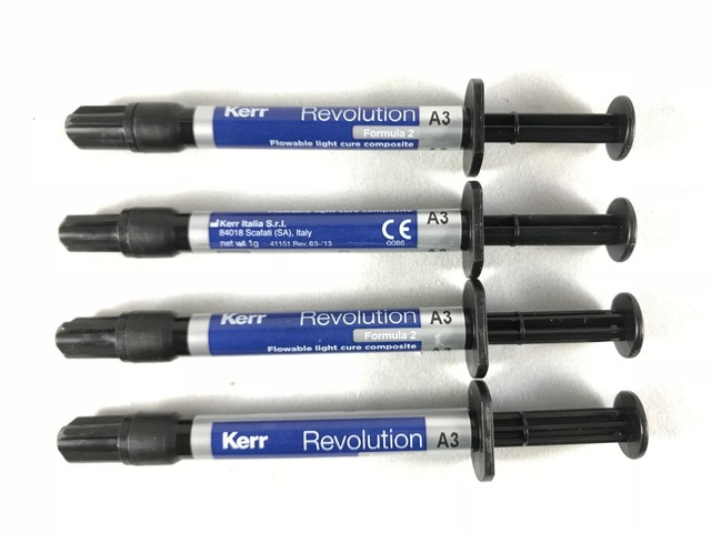Kerr REVOLUTION Formula 2 Flowable Light Cure Composite 1g Syringe ...