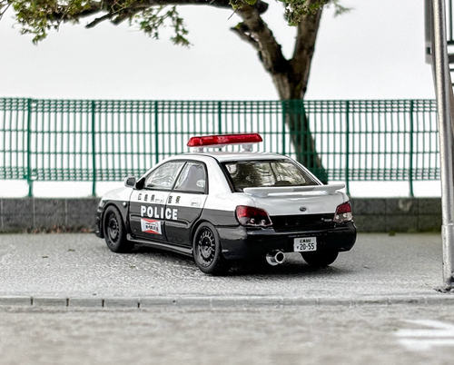 AL 1:64 Furuya Police Impreza WRX STI IX 9 GD Sedan Model Diecast ...