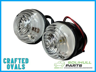Front Side Lights Lamps for Land Rover 90 110 130 Defender (up to 94 ...
