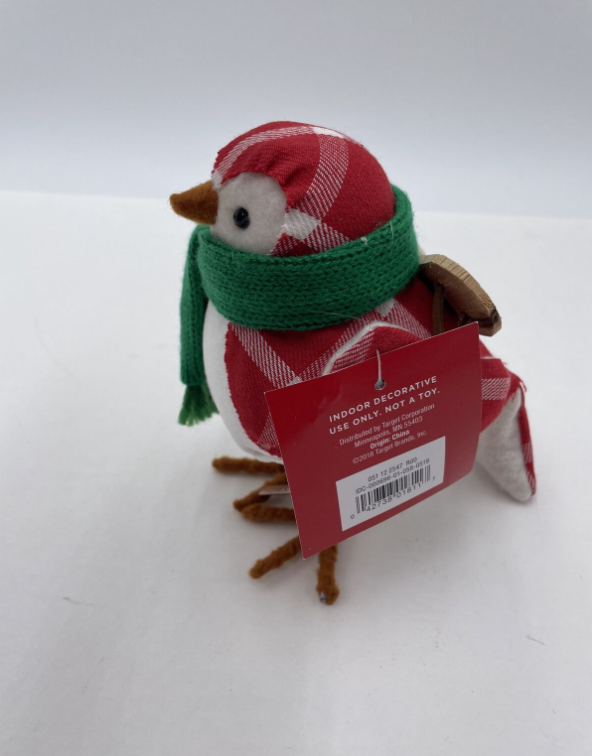 Target Wondershop 2018 Featherly Friend TOBY Christmas Fabric Bird ...