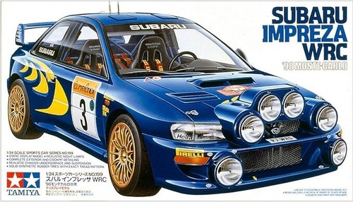 Tamiya 24199 1/24 Scale Model Rally Car Kit Subaru GC8 Impreza WRC 1998 ...