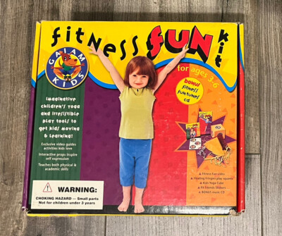 Gaiam Kids: Fitness Fun Kit Exercise VHS Childrens Yoga Ages 3-6 | eBay