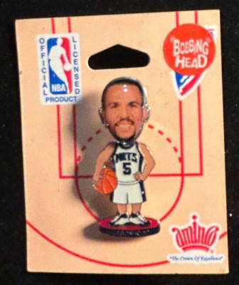 NEW Jason Kidd New Jersey Nets Collectable Bobble Head Lapel Pin #2 NBA ...