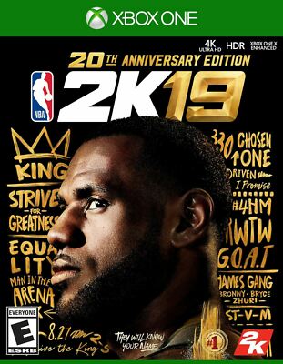 NEW NBA 2K19 20th Anniversary Special Edition Xbox One Video Game KOBE ...