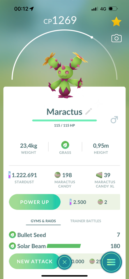Shiny Maractus, Bouffalant, Sigilyph Go Tour TR-DE 1m Stardust | eBay