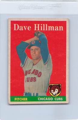 1958 Topps #41 Dave Hillman Cubs VG/EX *6116 | eBay