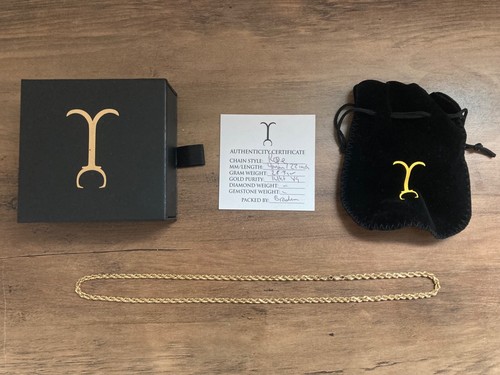 14K Diamond Cut 4mm Jacoje Gold Rope Chain 22inchs | eBay