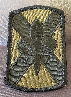 US Army 256th Infantry "Tiger Brigade" Patch Olive Drab Subdued | eBay