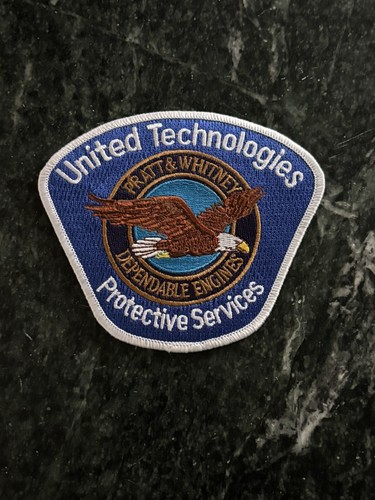 USAF UNITED TECHNOLOGIES PRATT WHITNEY PROTECTIVE SERVICES PATCH Rare ...