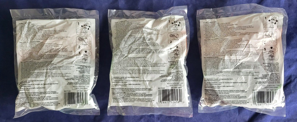 BLACK+DECKER .080 in. x 30' Replacement Dual Line Automatic Feed Spool ...