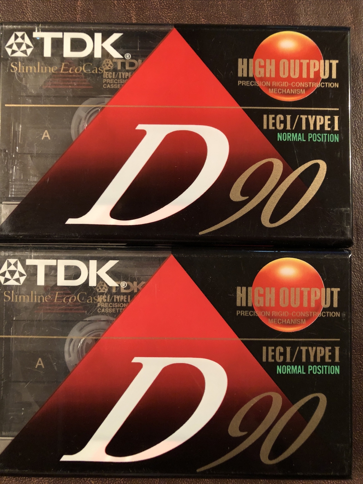 TDK D90 High Output Blank Audio Cassette Tape IEC I Type I, New Sealed ...