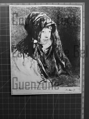 ANDREW GEDDES MRS GEDDES PORTRAIT gravure 1914 antique print | eBay