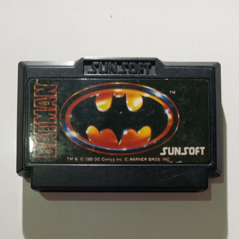 Batman Nintendo Famicom Sun Soft 1989 Japanese Version Action Retro ...