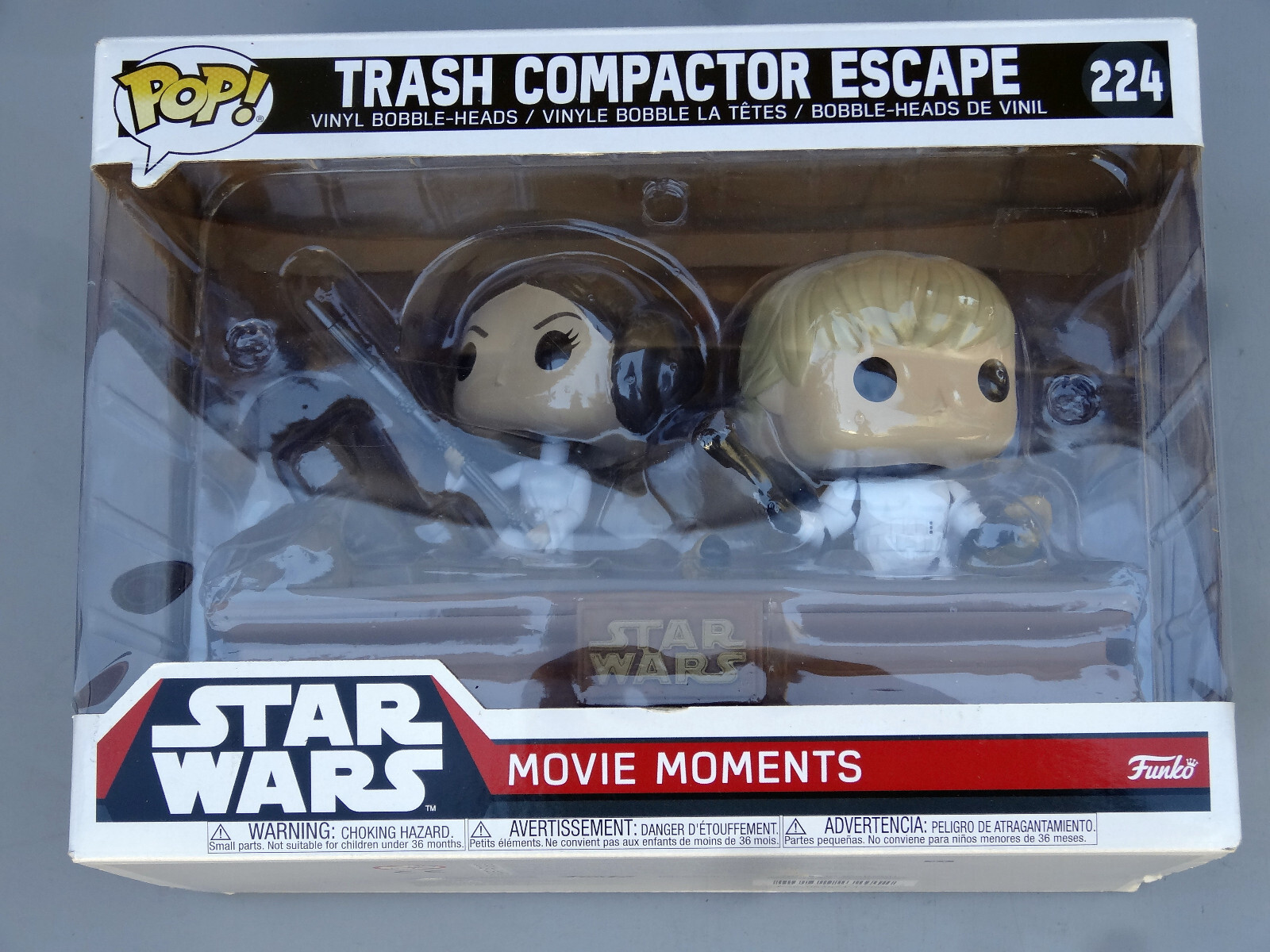 STAR WARS Funko Pop - Trash Compactor Escape / movie moments No. 224 | eBay
