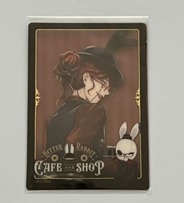 Black Butler Bitter Rabbit Cafe 2023 Clear Card Set of 2 Grelle ...