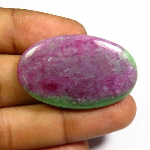Zoisite Oval Gemstone Loose 41cts Natural Ruby Zoisite Cabochon 37x22mm RZ-136 | eBay
