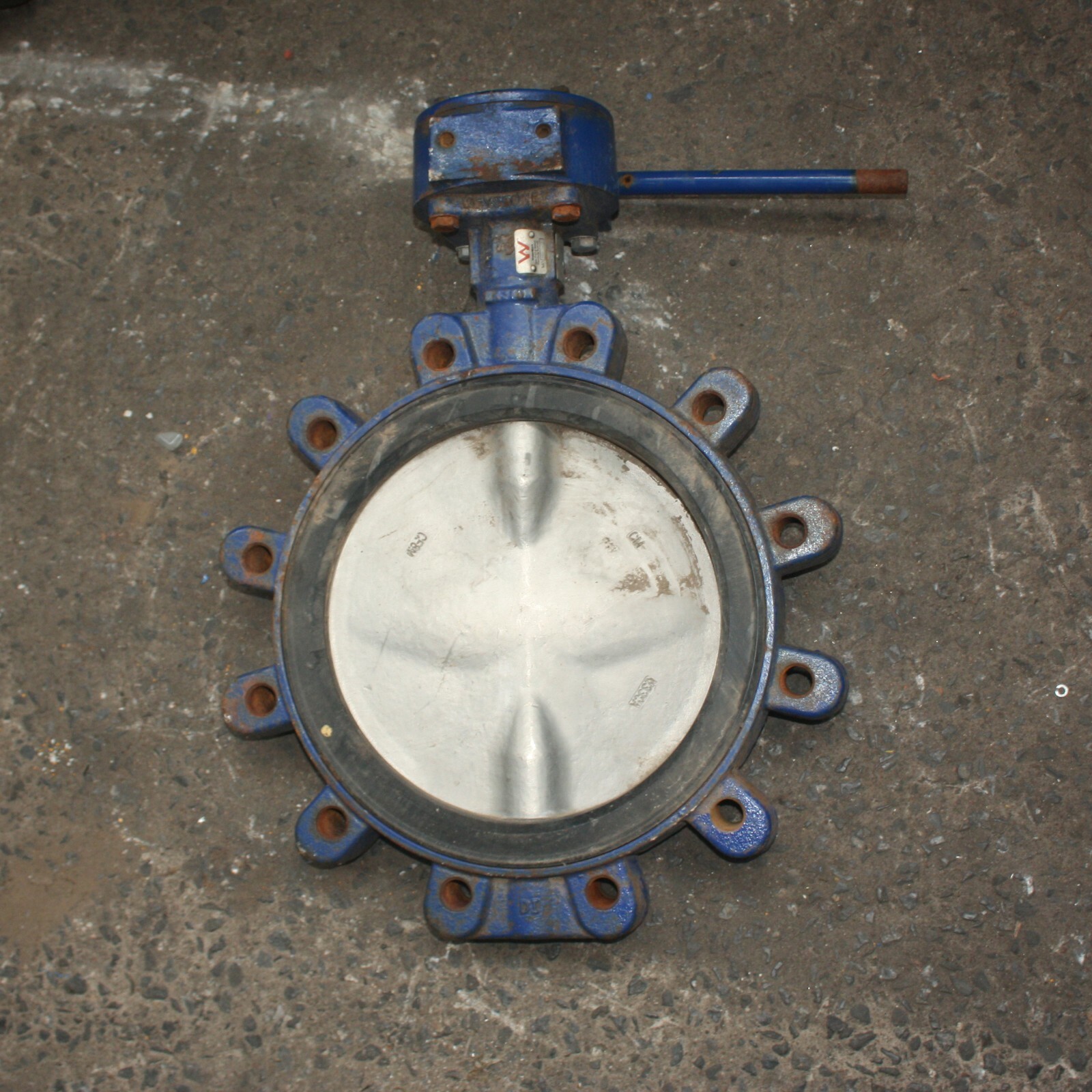 KEYSTONE 12" DN300 300mm Lugged Butterfly Valve Gearbox No Handle RETAP ...