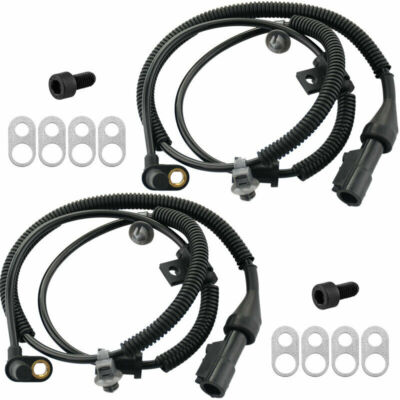 2x 4WD Front ABS Wheel Speed Sensor For 2009 2010 Ford F-150 ABS Sensor ...