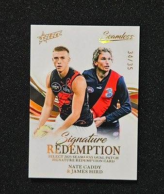 2025 Select Seamless Dual Patch Signature Redmption NATE CADDY/JAMES ...