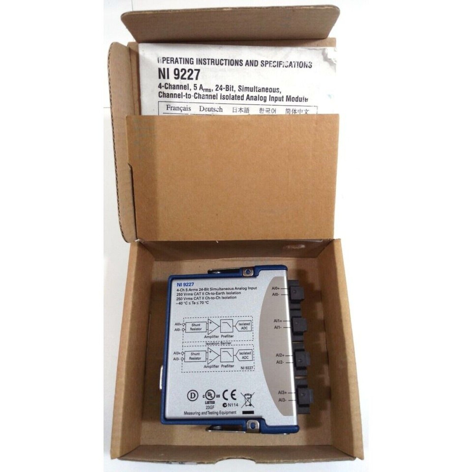 US Free TAX NEW NI NI-9227 NI 9227 Current Input 4CH. | eBay
