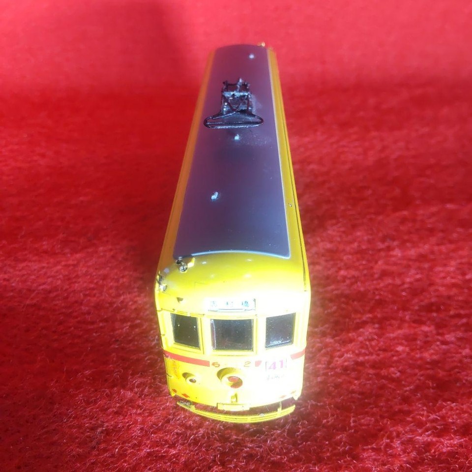 Ho Scale Streetcar Model Train Electric Trolley Car For Model Railroad ...