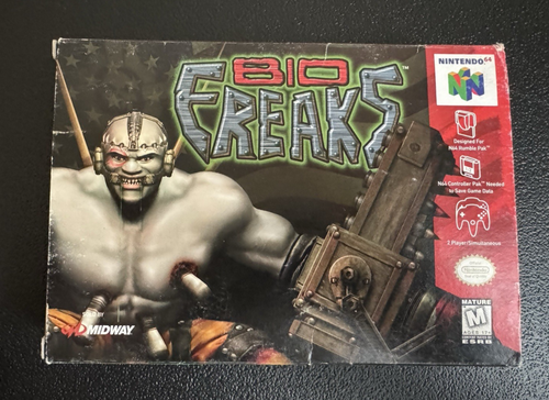 Bio Freaks Nintendo 64 Complete In Box CIB N64 | eBay