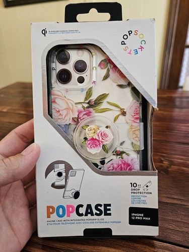 PopSockets PopCase Apple iPhone 12 PRO Max PopGrip Slide Case Floral ...