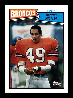 Dennis Smith 1987 Topps NFL Football #42 Denver Broncos | eBay