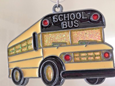 Sun Catcher Bus with Sparkles Vintage 1980"s with Suction Cup | eBay