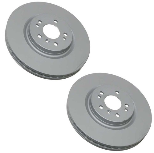 2 Front Brake Rotors Zimmermann Coat Z 1644211312 For Mercedes ML350 ...