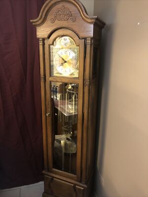 Howard Miller 610-160 Grandfather Clock. Works Great with wonderful ...