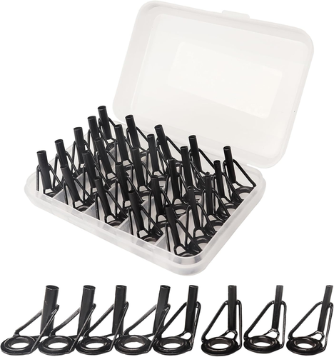 Fishing Rod Tip Repair Kit 40 Pcs Pole Eyelet Replacement Ceramic ...