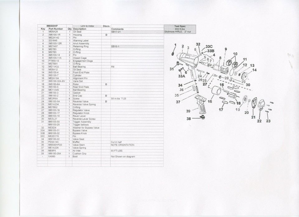 SNAP ON IM5100 TUNE UP KIT & 8-VANE ROTOR CONVERSION KIT BOOST YOUR ...