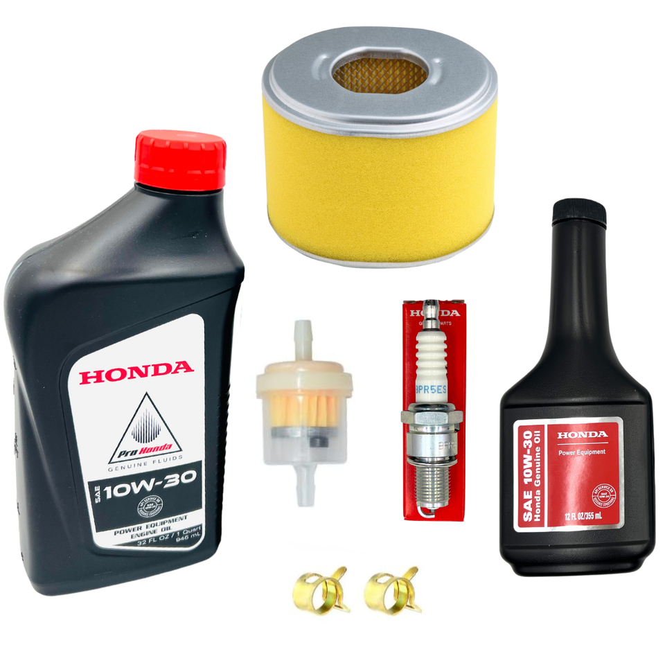 Tune up kit Honda GX340 GX390 eng. air filter rep. 17210-ZE3-505 oil ...