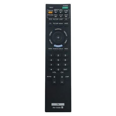 RM-YD035 Replace Remote Control fit for Sony Bravia TV KDL-32BX300 KDL ...
